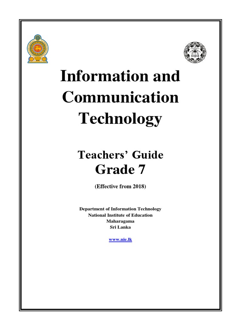 Information Communication Technology - ICT (2018) | PDF | Computer File ...