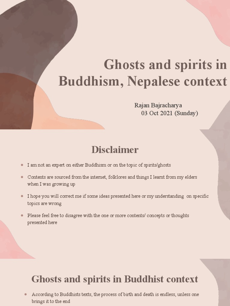 Ghosts and Spirits in Buddhism | PDF | Ghosts | Religious Belief And ...