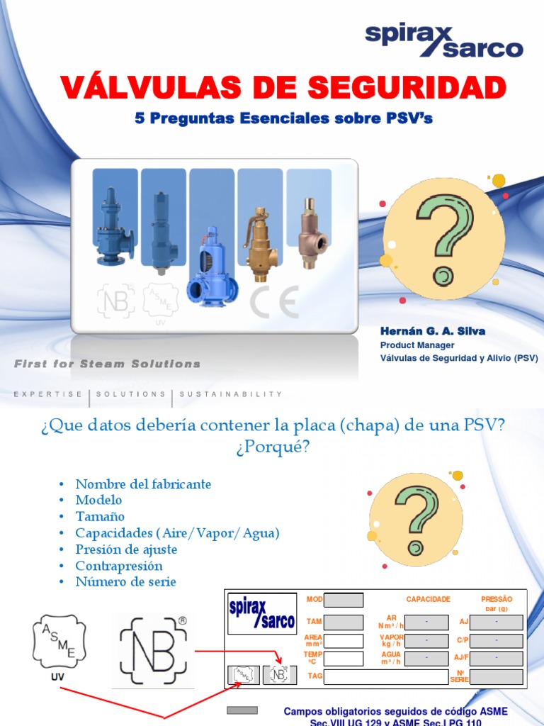 24-11-2020 5 Preguntas Esenciales Sobre PSV | PDF | Presión | Bienes ...