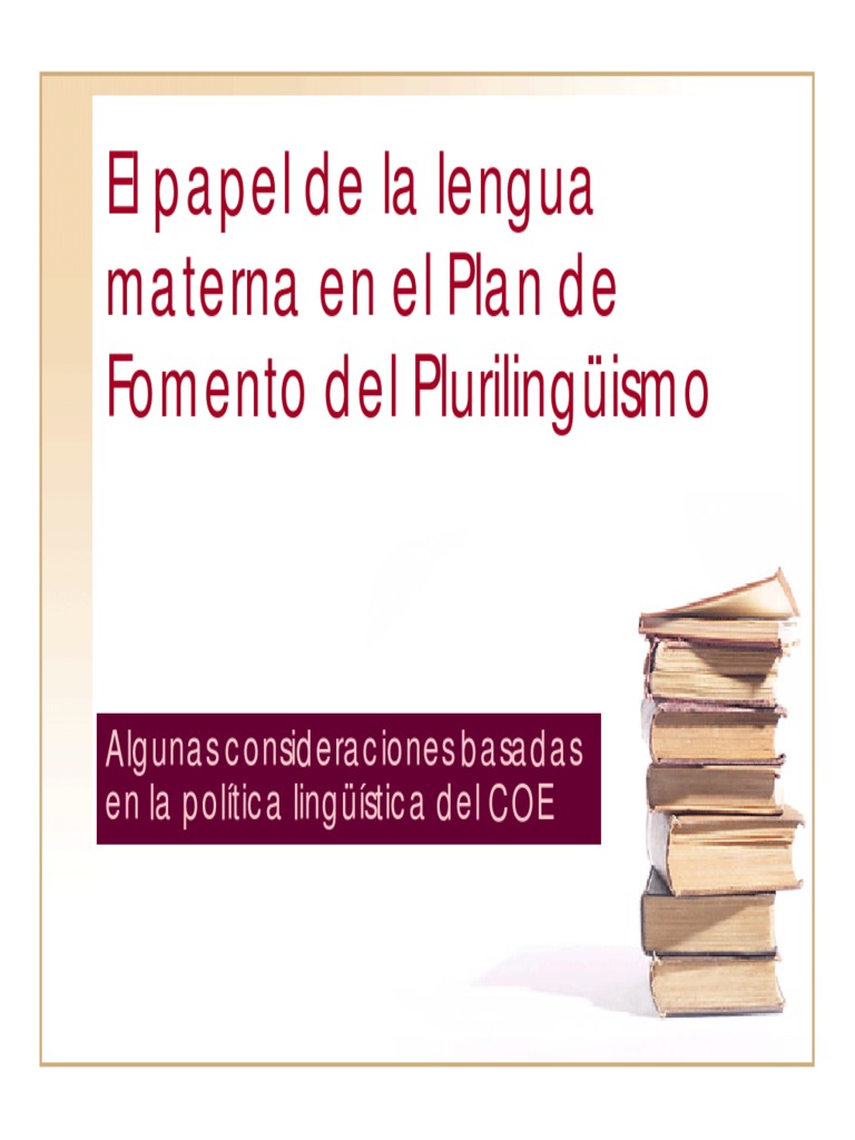 L1 y Plurilinguismo | PDF | Plan de estudios | Aprendizaje