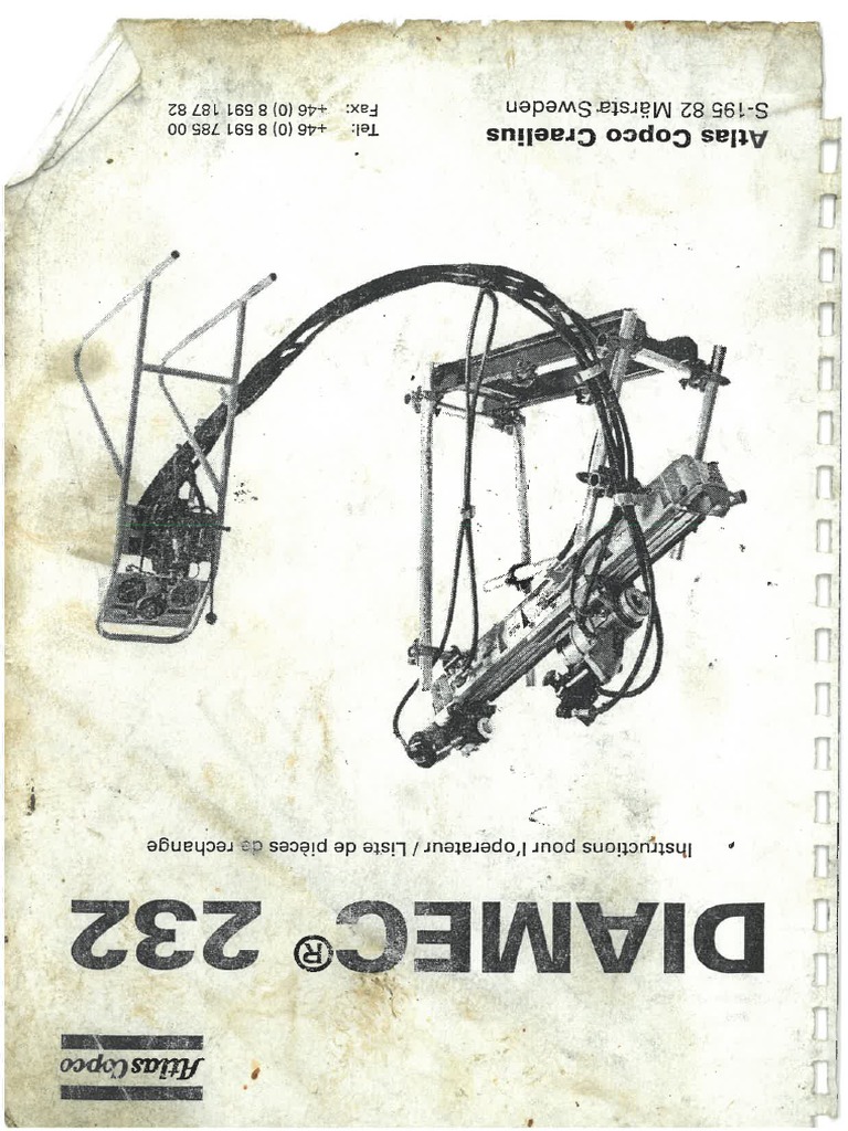 Manuel Diamec 232 | PDF