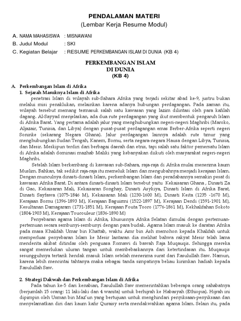 LK - Resume Ski KB 4 | PDF