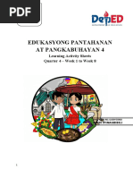 Worksheet 1 Grade 4 EPP 4 | PDF