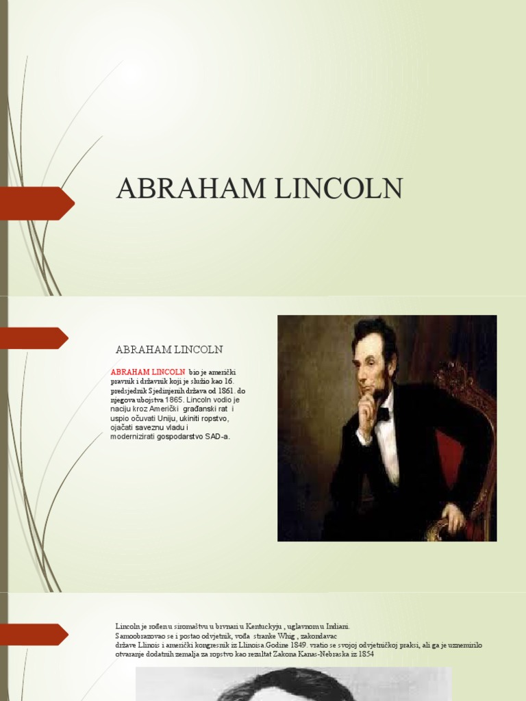 Abraham Lincoln | PDF