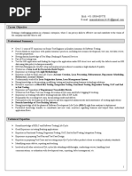 Freshers Resume | PDF | Sql | Method (Computer Programming)
