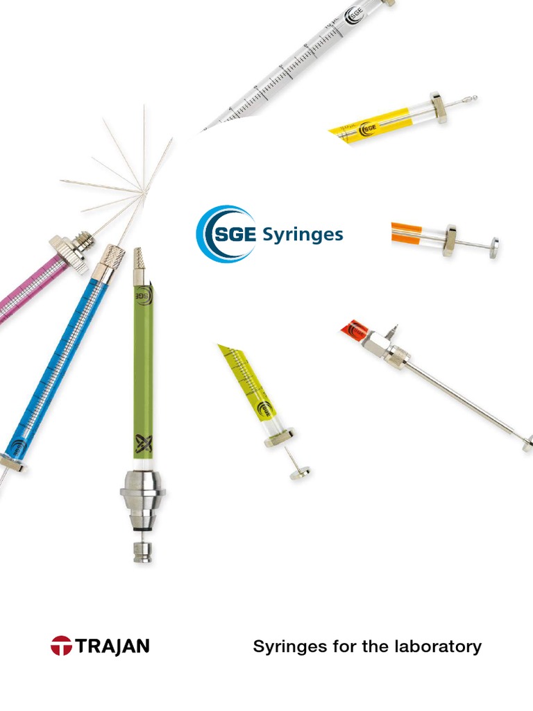 Trajan Sge Syringes | PDF | Syringe | Equipment