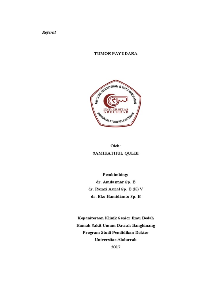 Panduan Tumor Payudara: Tinjauan dan Deteksi | PDF