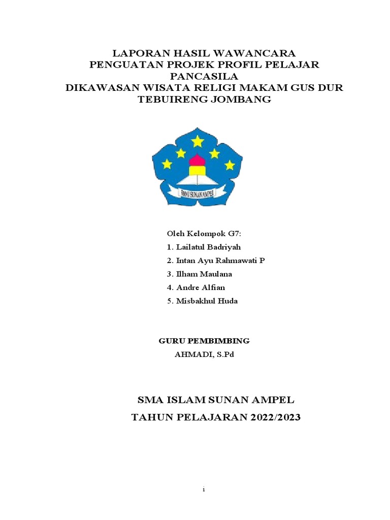 Laporan Hasil Wawancara G7 | PDF