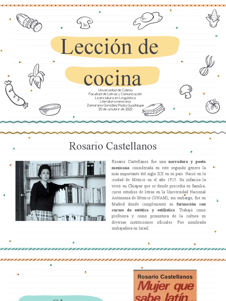 Lecciones de Cocina | PDF