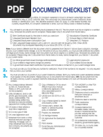 Real ID Checklist | PDF | Identity Document | Government