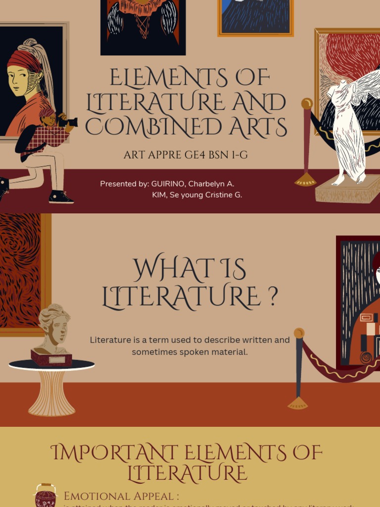 Elements of Literature and Combined Arts | PDF | Irony | Essays