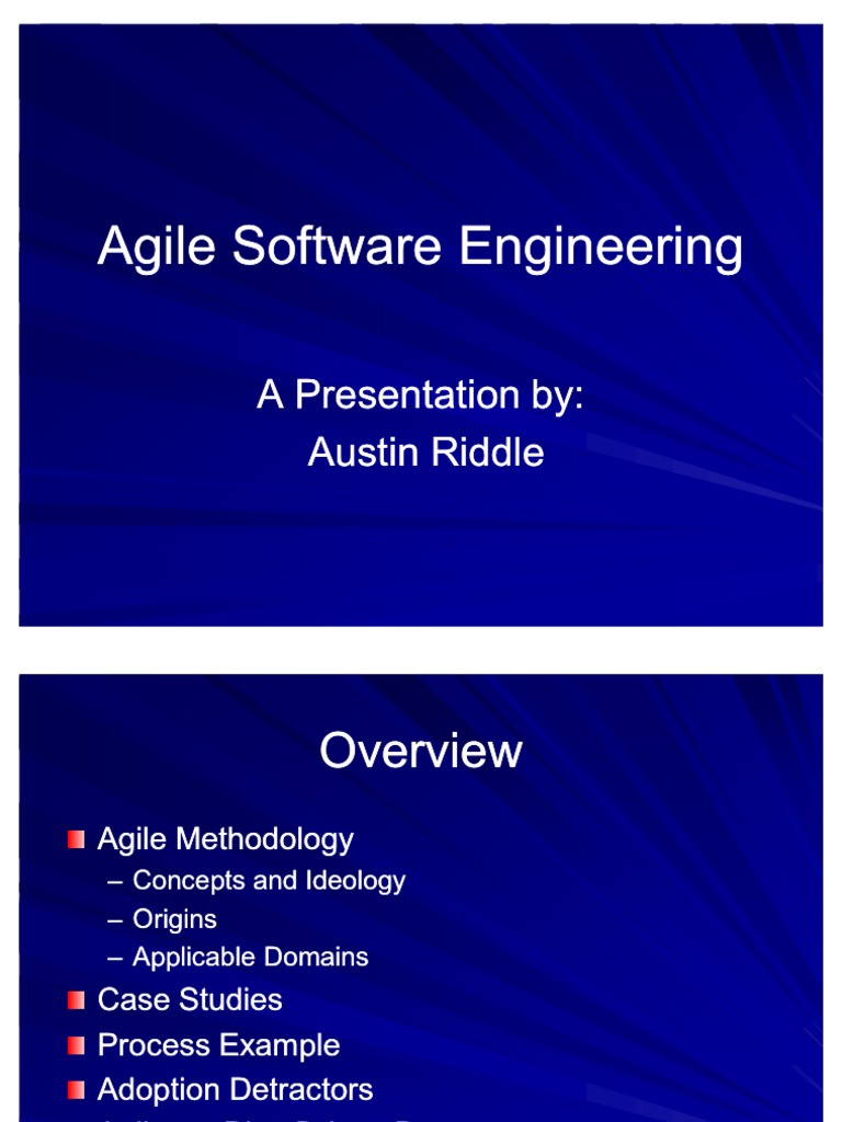 Agile vs Plan Driven | Agile Software Development | Software ...