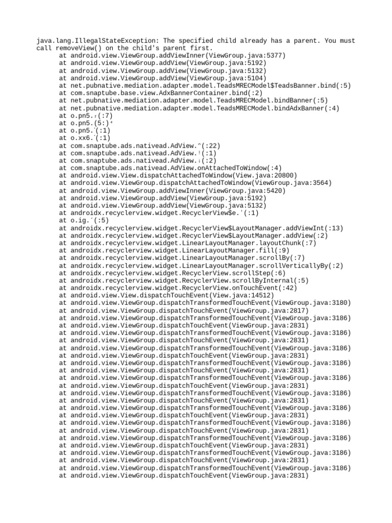 Last Crash Log | PDF | Java (Programming Language) | Mobile Computers