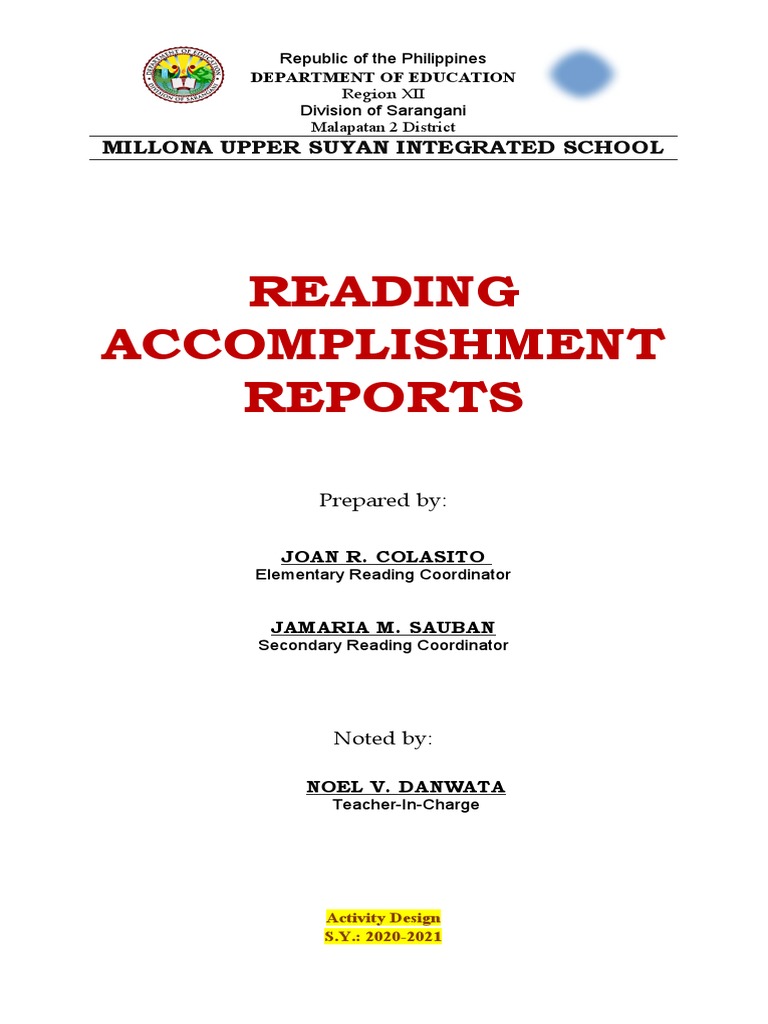 15-Day Reading Intervention Report | PDF | Teachers | Cognitive Science