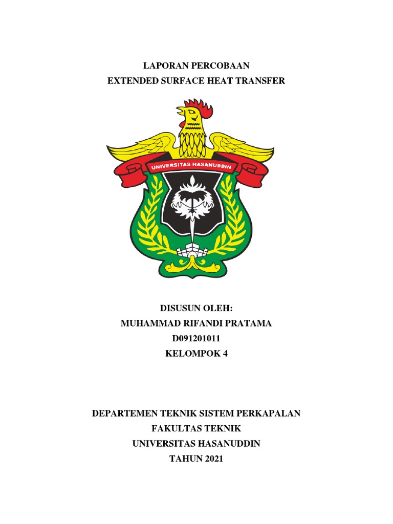 Muhammad Rifandi Pratama - Laporan Percobaaan Extended Surface Heat ...