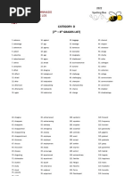 400 Spelling Bee Word List Every Level Easy Difficult and Impossible | PDF
