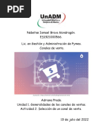 Canales de Distribución Adecuados Según Las Condiciones de Mercado ...