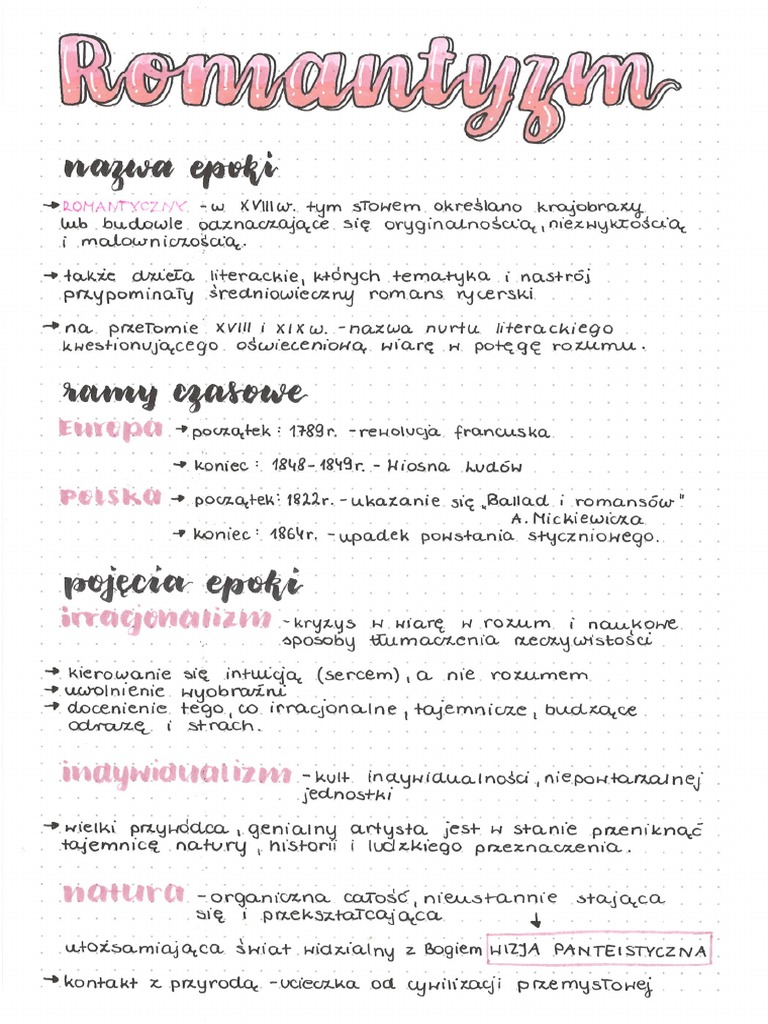Romantyzm | PDF