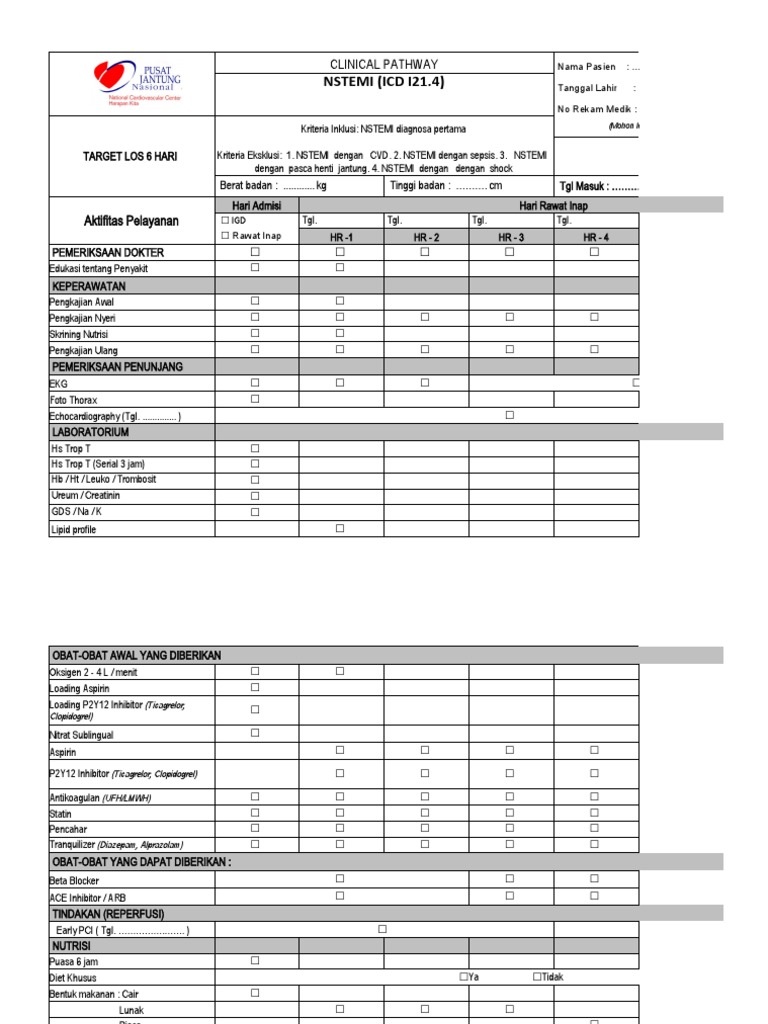 Revisi Akhir - CP ACS - NSTEMI (1) Rev Final | PDF