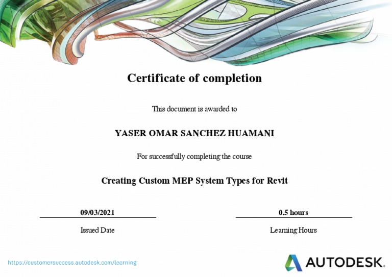 Certification Creating Custom MEP System Types For Revit VBBVQVVZCZ89 | PDF