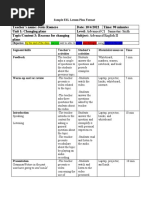 ADDIE Model: (Example Lesson Plan) | PDF | Lesson Plan | Pedagogy