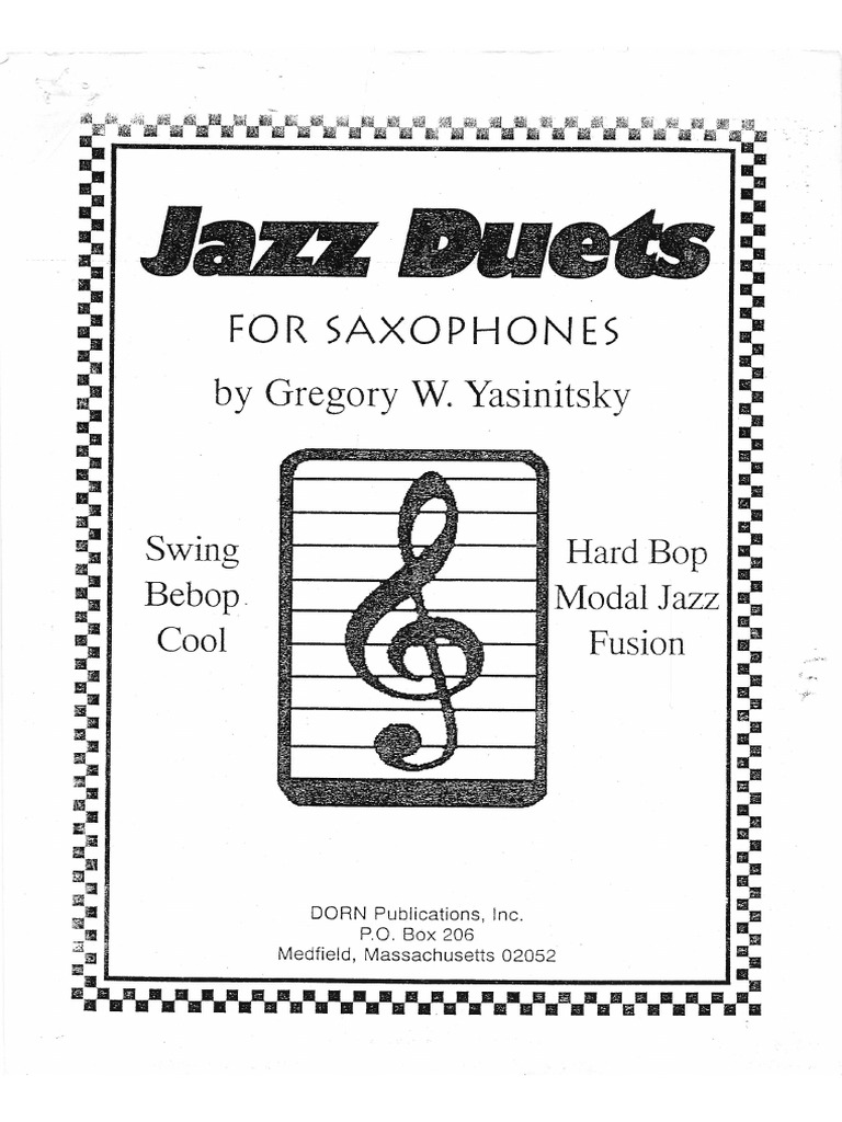 Jazz Duets For Saxophone | PDF