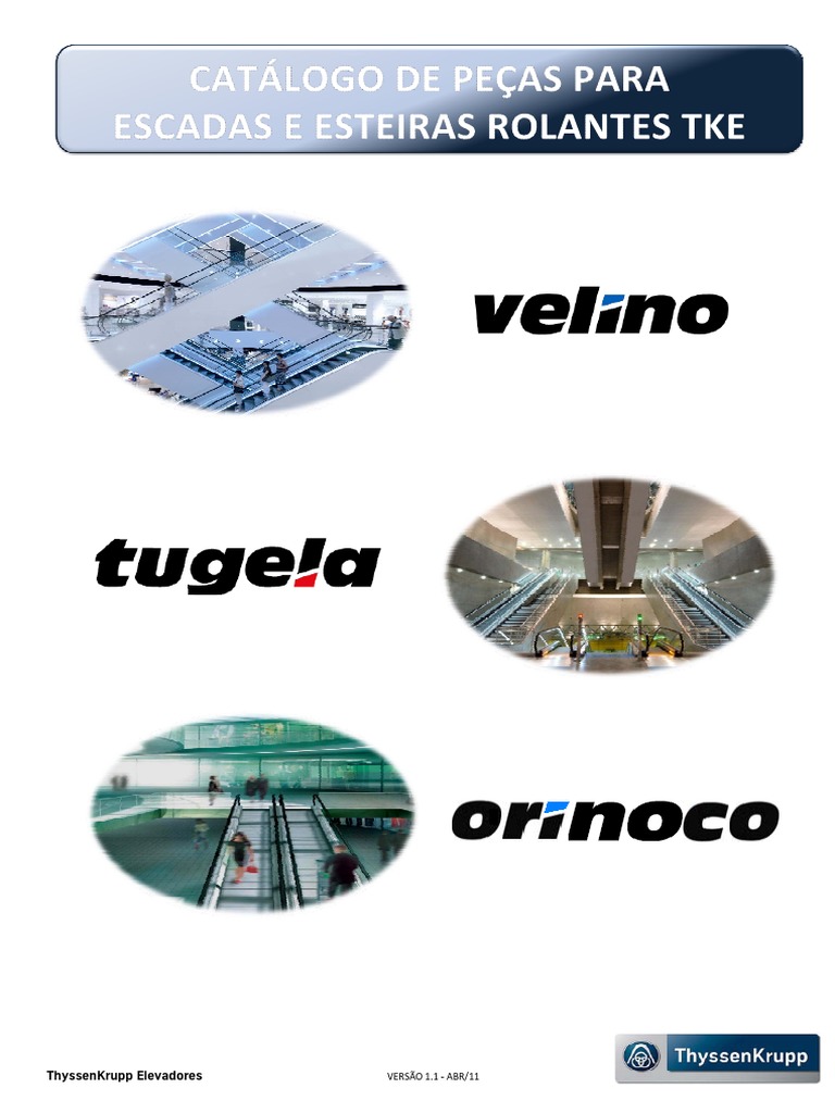 Catálogo de Escadas Rolantes | PDF