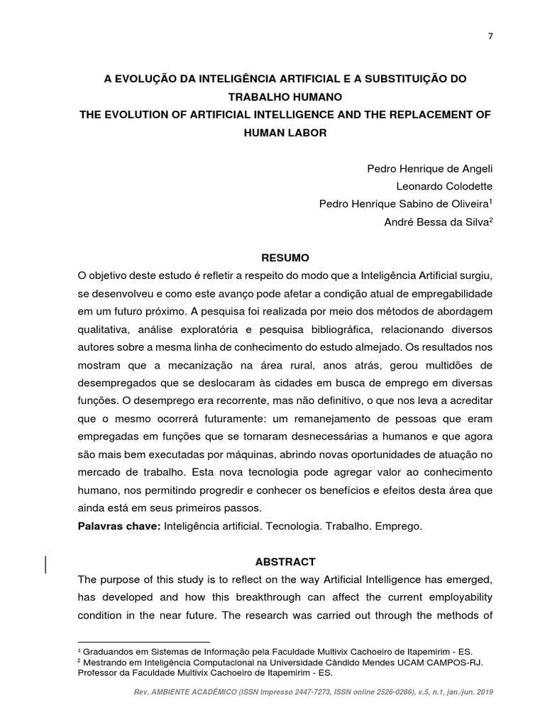 Inteligência Artificial | PDF | Inteligência artificial | Inteligência ...