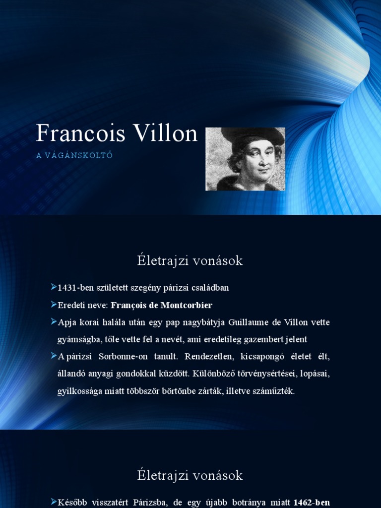 Francois Villon | PDF