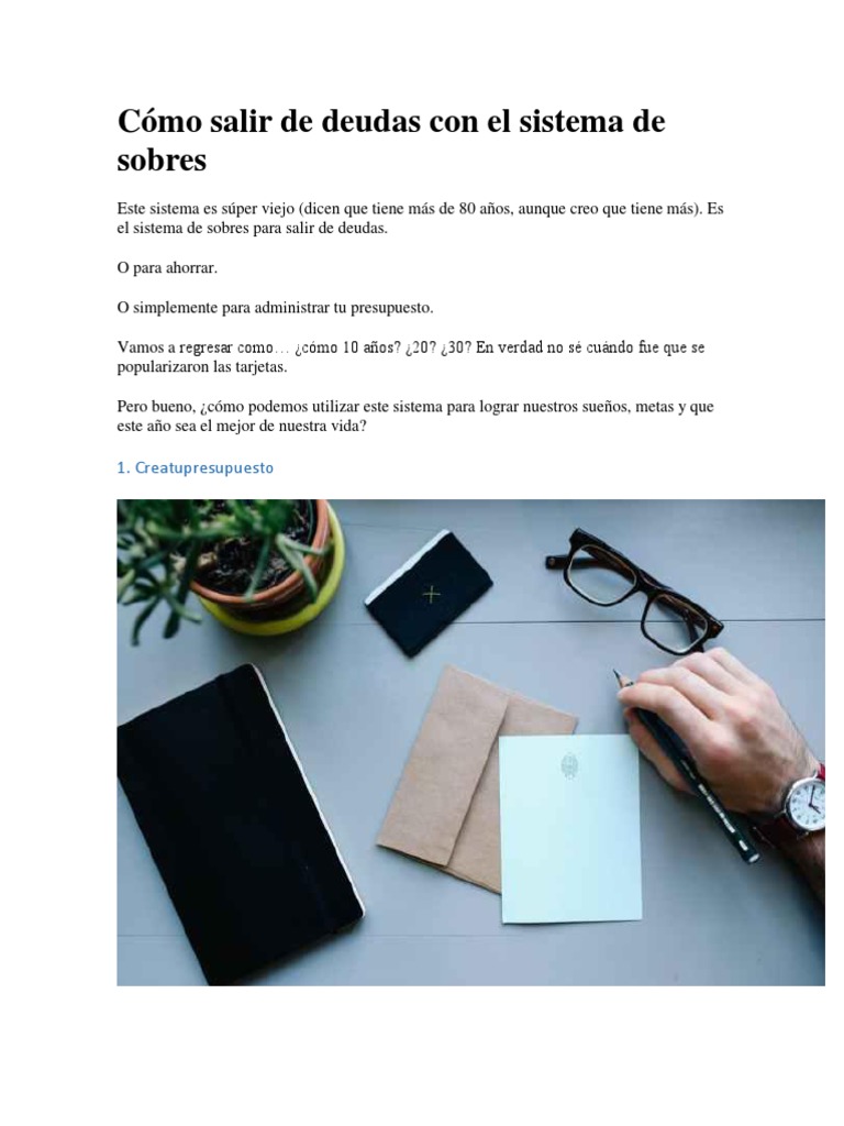 Como Ahorrar Con El Sistema De Sobres Descargar Gratis Pdf Dinero