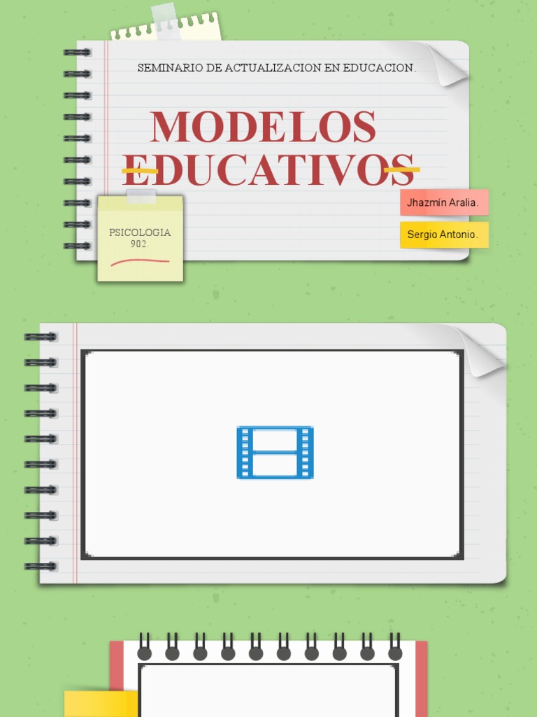 Modelos Educativos | PDF | Maestros | Método de enseñanza