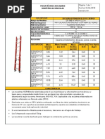Escaleras Dieléctricas Tipo Avión HORN | PDF | Materiales