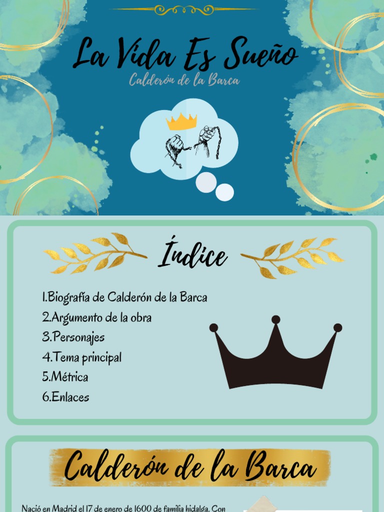 La Vida Es Sueño | PDF