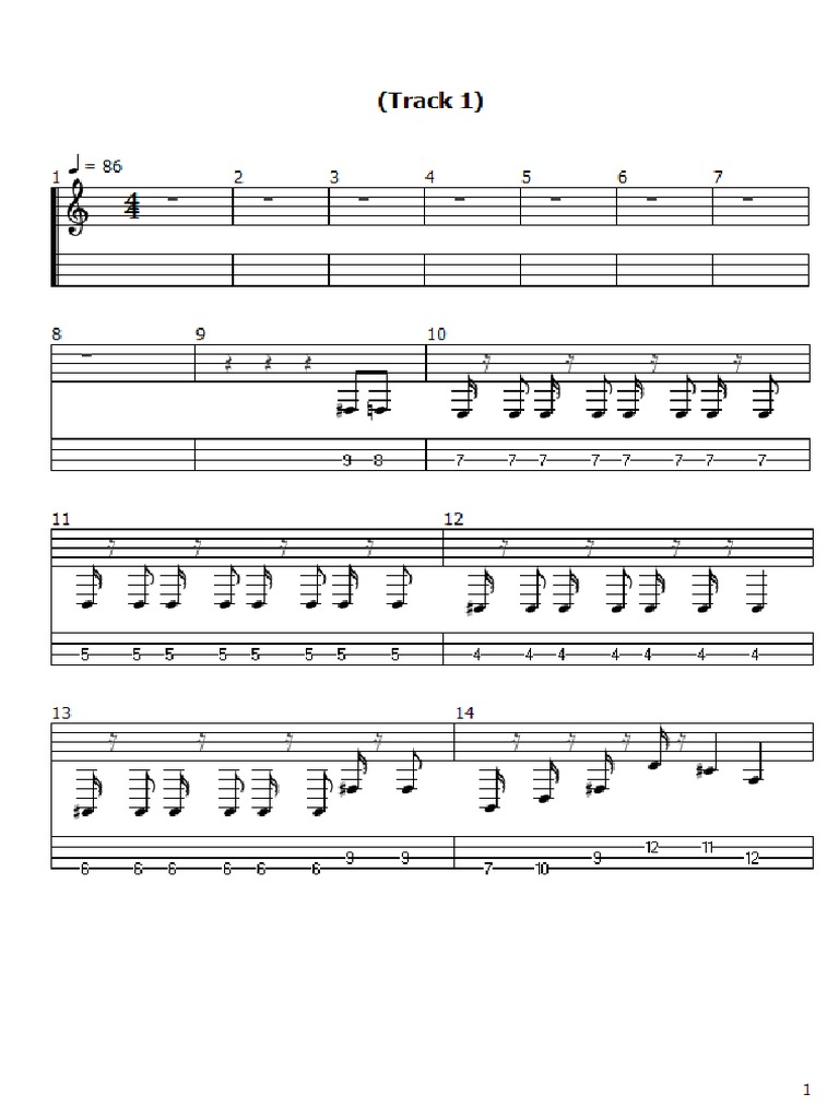Basta Ya - Bass Tab | PDF
