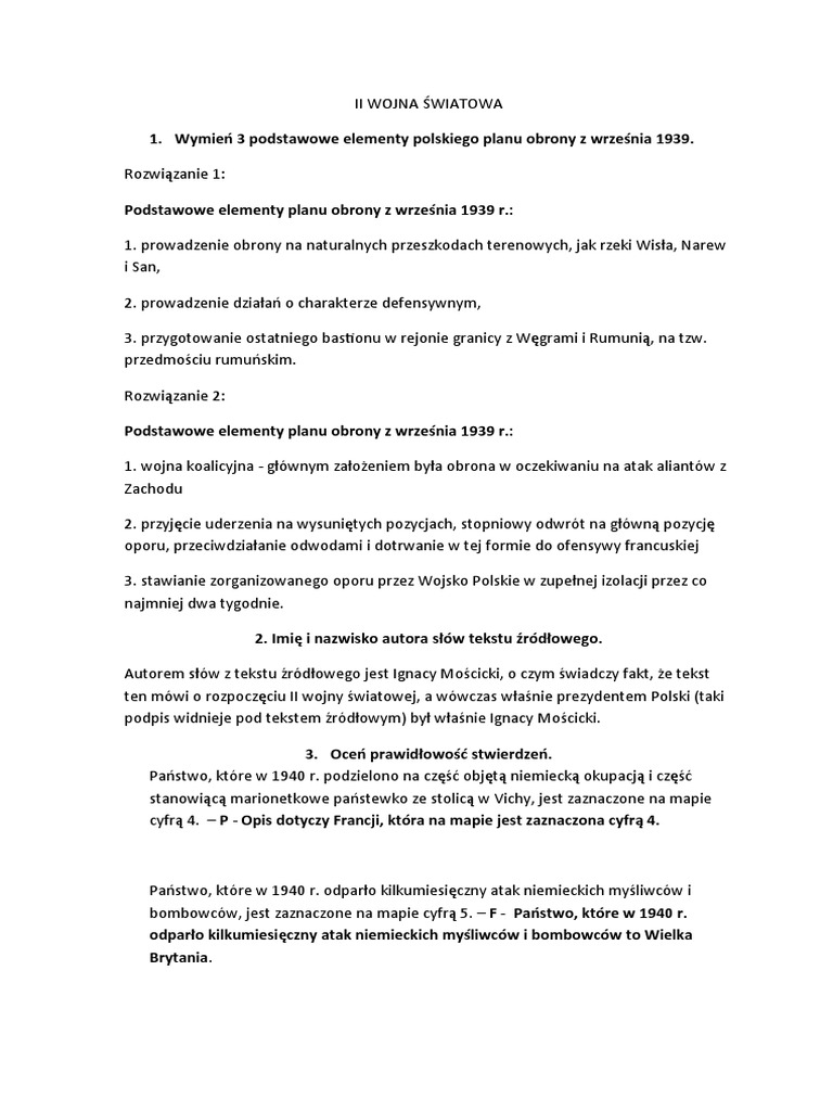 Ii Woja Światowa | PDF
