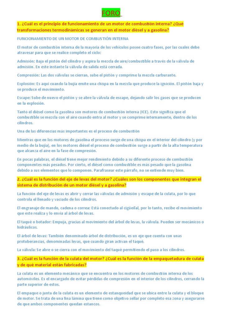 Understanding the Fundamentals of Internal Combustion Engine Components ...