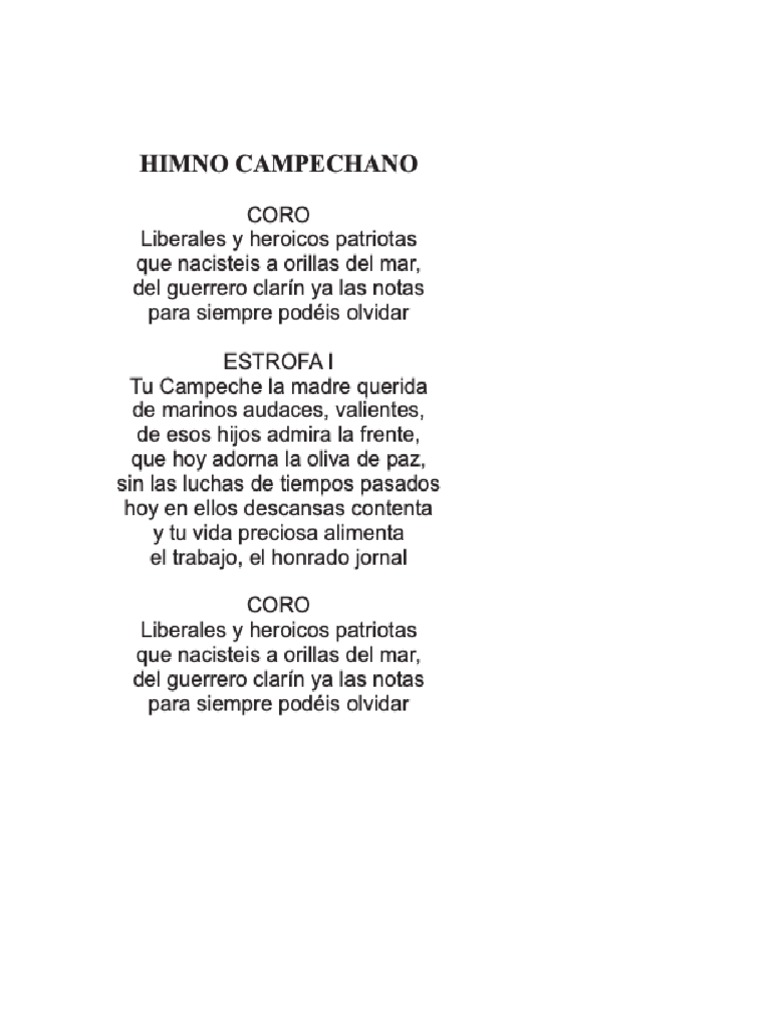 Himno Campechano | PDF