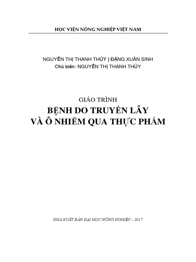 Chuong 4 - Benh Hoc TP - Ban Word | PDF