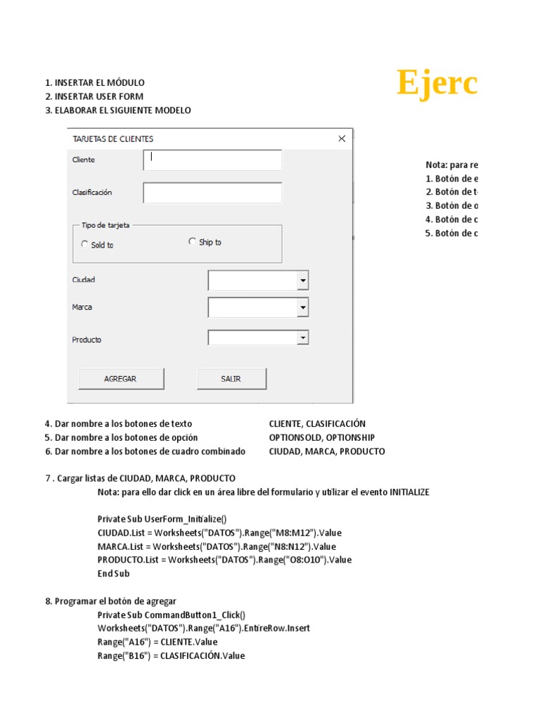 Macro Formulario | PDF | Programación de computadoras | Informática