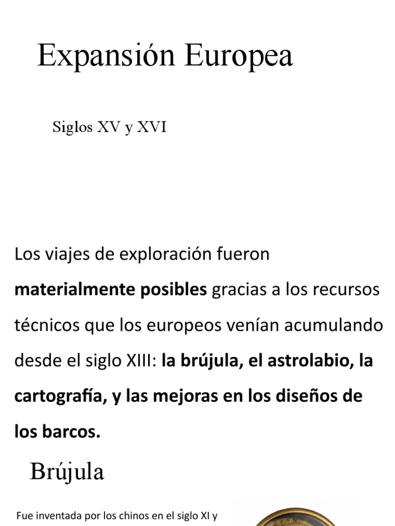 Expansión Europea | PDF | Brújula | especia