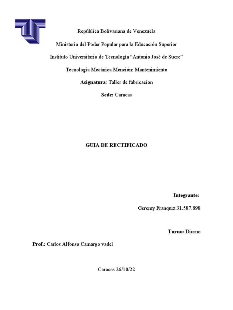 Guia de Rectificado | PDF | Abrasivo | Materiales