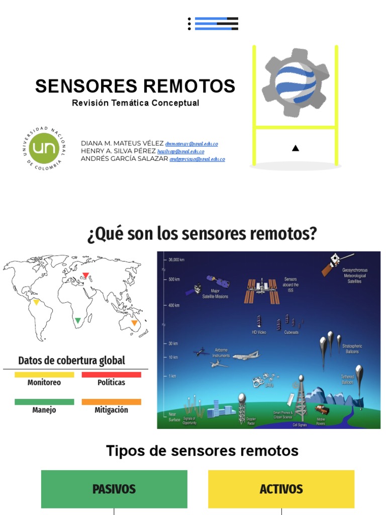 Presentación - Sensores Remotos | PDF | Science