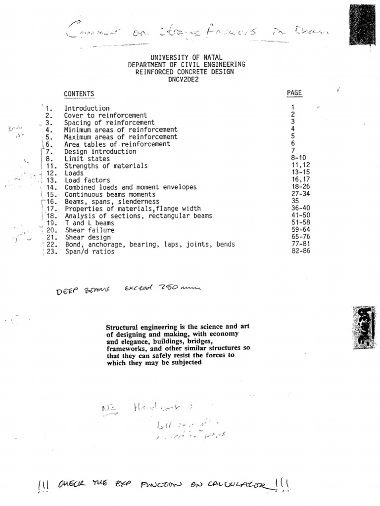 1 - RC Design Basics & RC Beams | PDF
