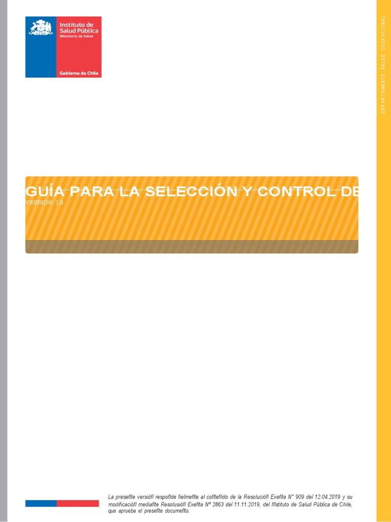 D052-PR-500!02!001 Guia para La Seleccion y Control de EPR | PDF ...