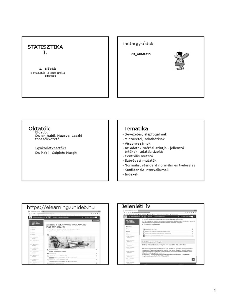 Statisztika 1 | PDF