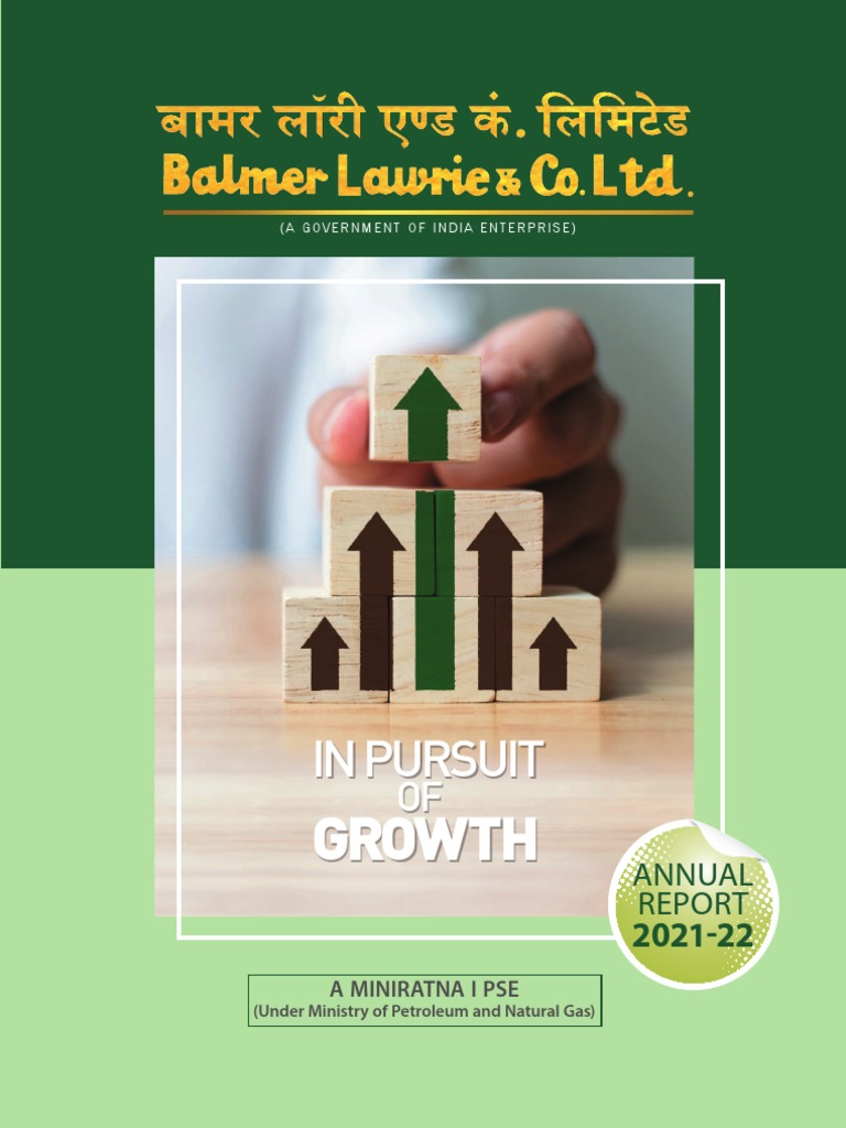 Balmer Lawrie Annual Report 2022 | PDF | Tourism | Warehouse