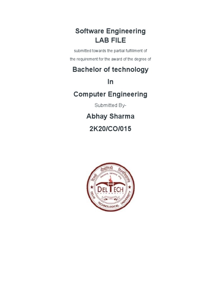 2K20 CO 015 Abhay Sharma | PDF | Software | Programming