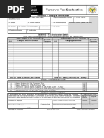 Vat Declaration Form | PDF | Value Added Tax | Taxes