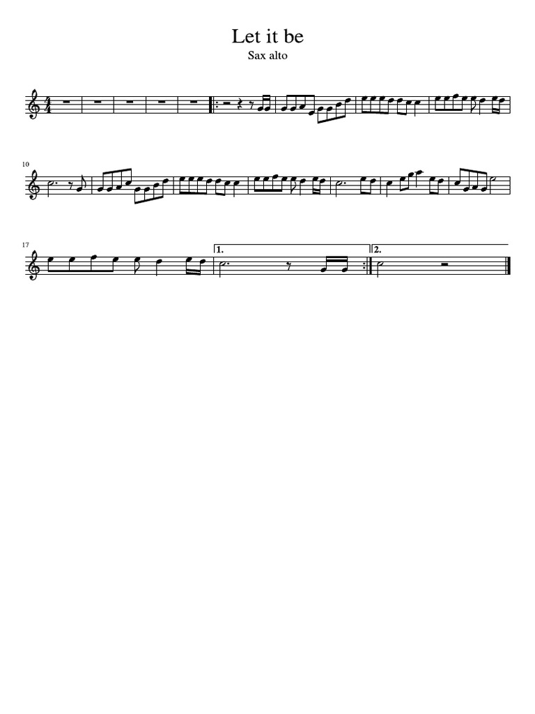 Let It Be | PDF