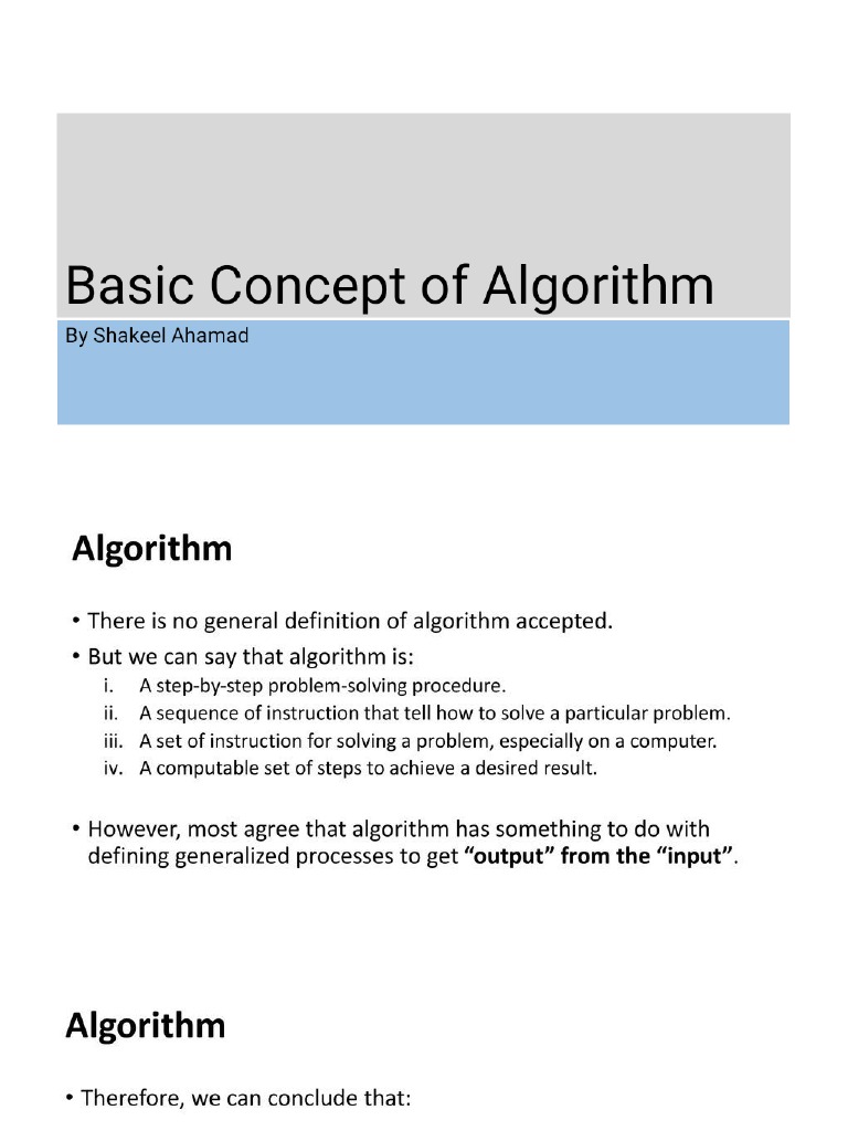 Introduction To Algorithm and Flowchart | PDF Introduction To Algorithm and Flowchart | PDF